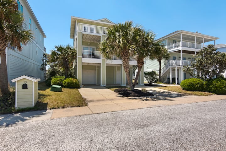 Calle Bonita | Gulf View Home With Pool Access - 彭薩克拉海灘