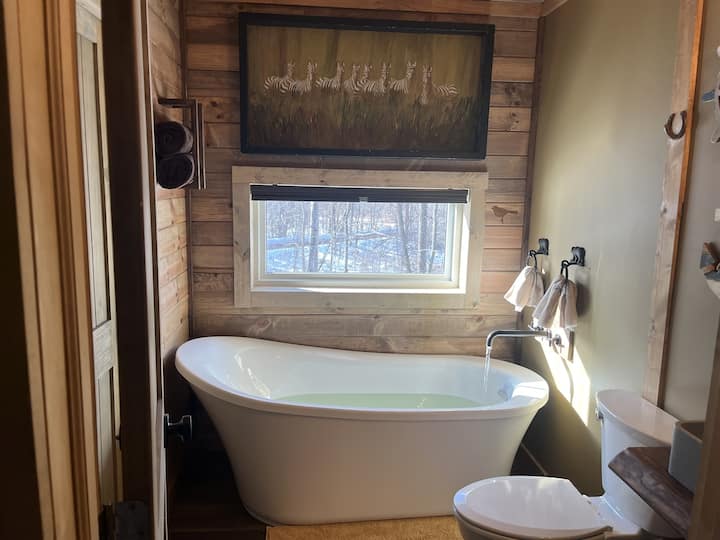 Lakeside Treehouse  Sleeps 10+ Sauna + Cold Plunge - Minnesota