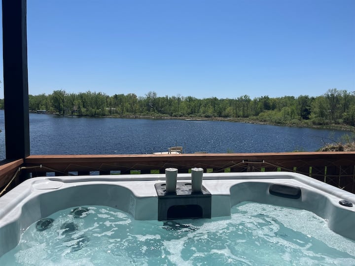 2 Lakeside Treehouses+sauna+ Hot Tub + Cold Plunge - Minnesota