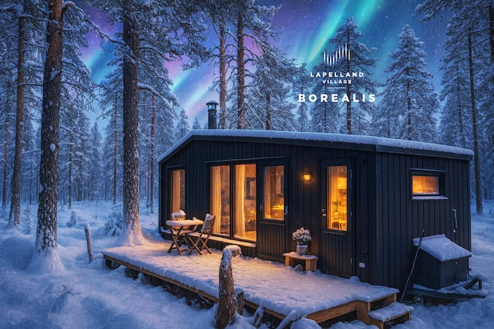 Borealis Village 14 Xxl|sauna|wifi|ylläs|aurora - 