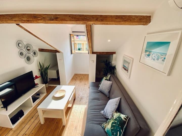 Wehost Cocon Niçois - Mansardé - 2 Pers/port Nice - Nizza