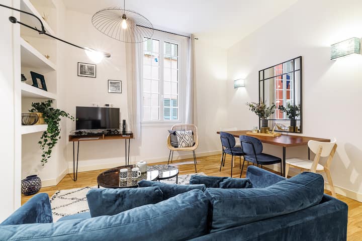 Chic & Cosy 3 Pièces Coeur Du Vieux Nice - Nizza