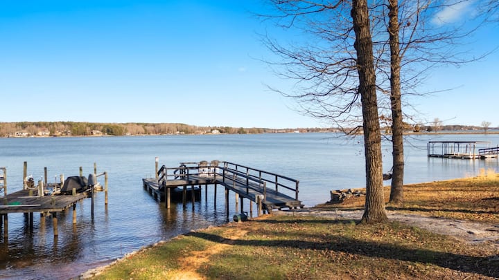 Cozy Log Cabin W/ Big Water Views On Lake Norman - Denver, NC