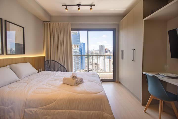 Luxo E Encanto: Ap Completo Em Pinheiros C/ Wi-fi - Pinheiros