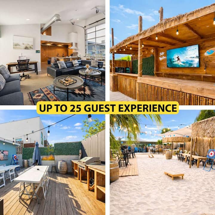 Surf Loft: 17 Beds (25 Capacity) - San Diego, CA
