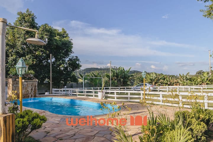 Casa De Campo Em Mogi Com Piscina E Lazer Completo - 