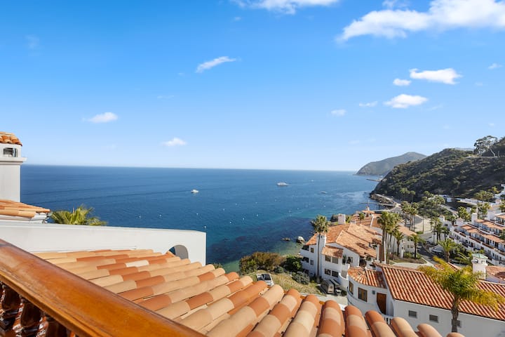 H1864: Stunning Villa Overlooking The Ocean W/ Ac - Santa Catalina Island, CA