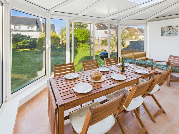 Maison Avec Véranda Pour 6 Personnes - Guilvinec