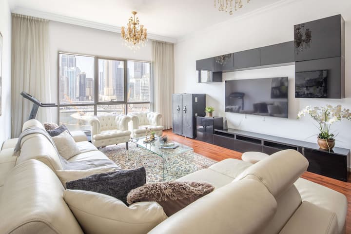 Modern 3br+ Maids W/ Partial Burj & Canal Views! - Dubai