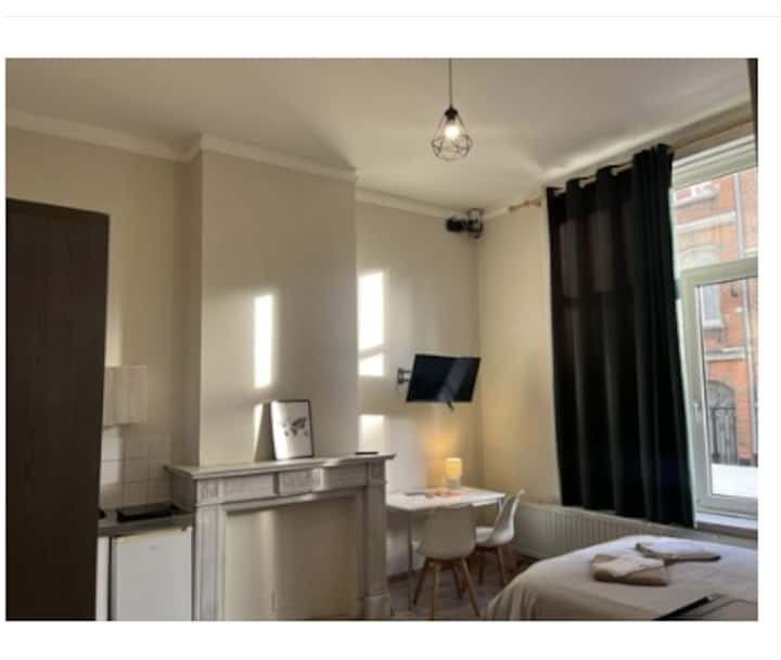 Cozy Studio (Studio 2) Shared Bathroom - Brüssel Region, Belgien