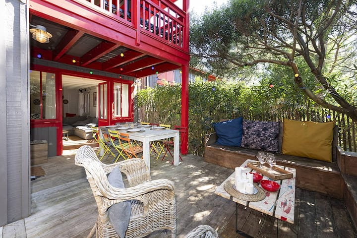 Magnifique Maison Familiale Aux Américains - 8 Per - Cap Ferret