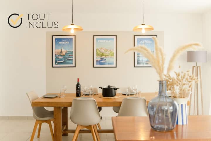 Ty Kaer - Charmante Maison Neuve Tout Confort - Porspoder