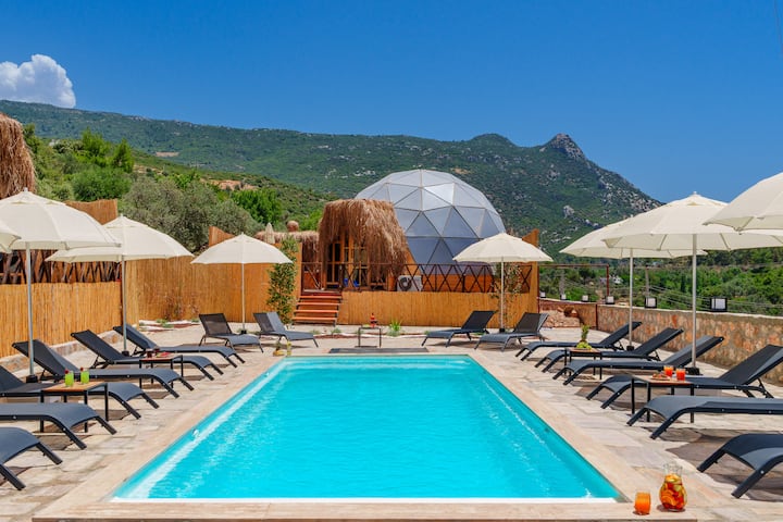 Deluxe Dome Met Zwembad & Zeezicht - Kalkan - Kalkan