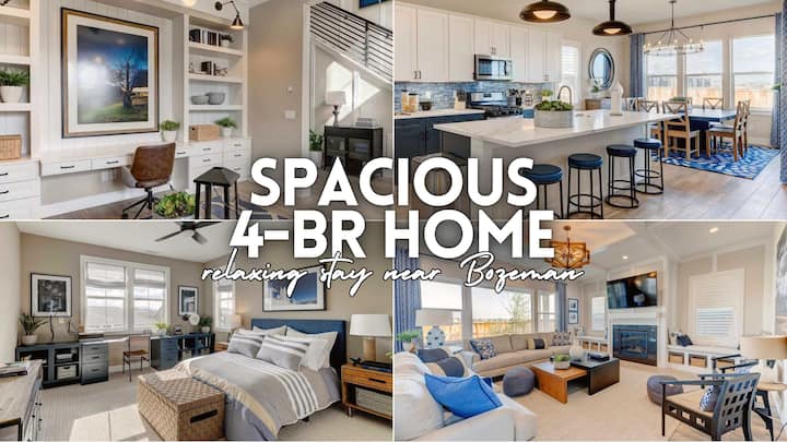 Spacious 4br Retreat Near Bozeman - Montana