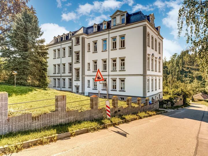 Villa Attrayante Avec Jardin à Borstendorf - Augustusburg