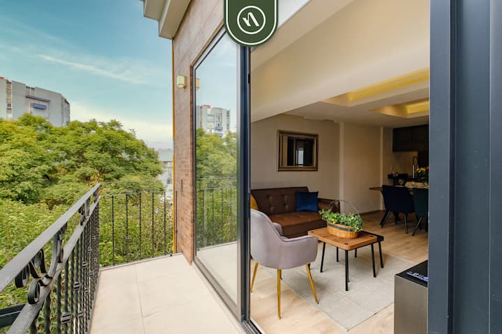 Brand New 2 Br Condo In Reforma - Queen Beds - Mexico City