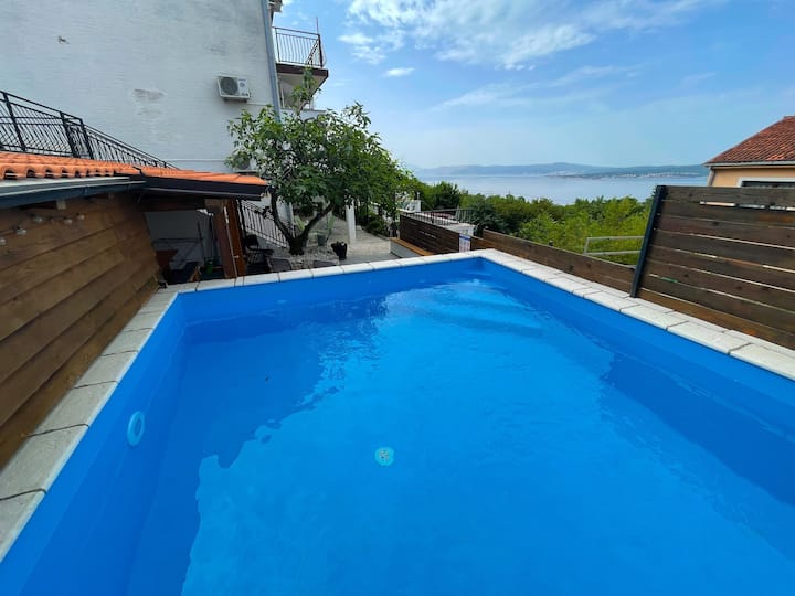 Maison Dramalj Avec Piscine Près De La Mer - Jadranovo