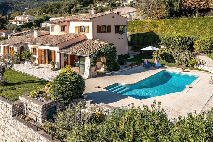 Villa Virettes – Calme & Piscine Dans La Verdure - Saint-Paul-de-Vence