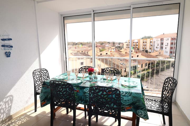 Duplex 3 Pièces 6 Personnes Clim Et Parking - Le Grau-du-Roi