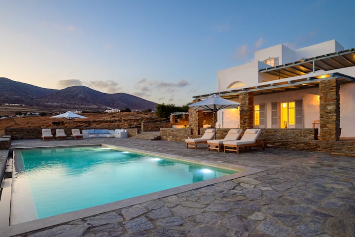 Soho Villa With Private Pool In Paros - Paros