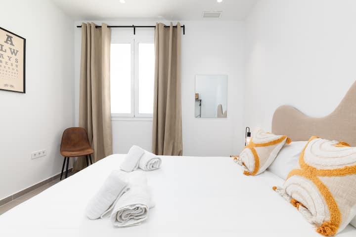 Belmar Apartments B. Wifi + A/a+6 Pax - Valencia