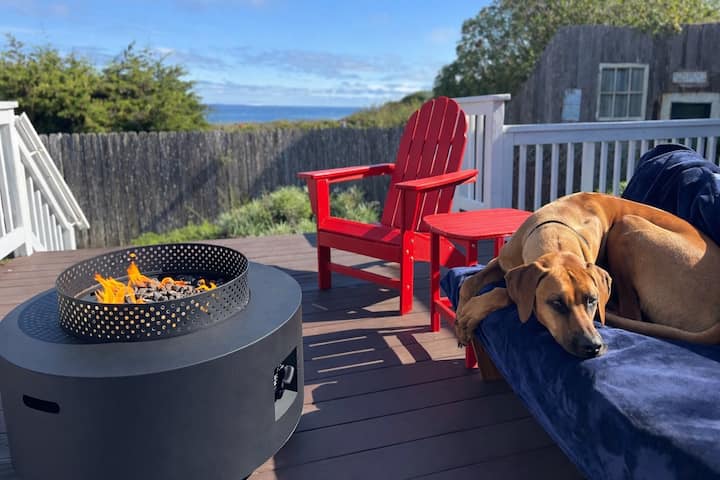 Beach House W/bocce Ball, Fire Pit, & Dog Friendly - Wright's Beach Campground, CA