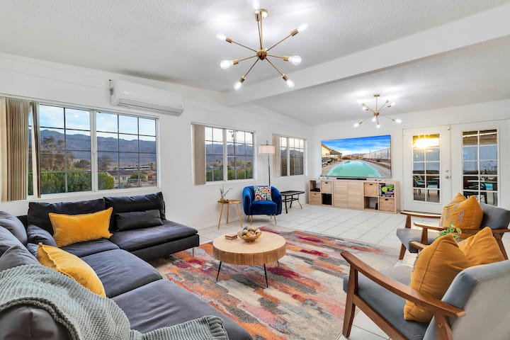 6 Mi To Joshua Tree: Home W/ Outdoor Oasis & View! - Twentynine Palms, CA