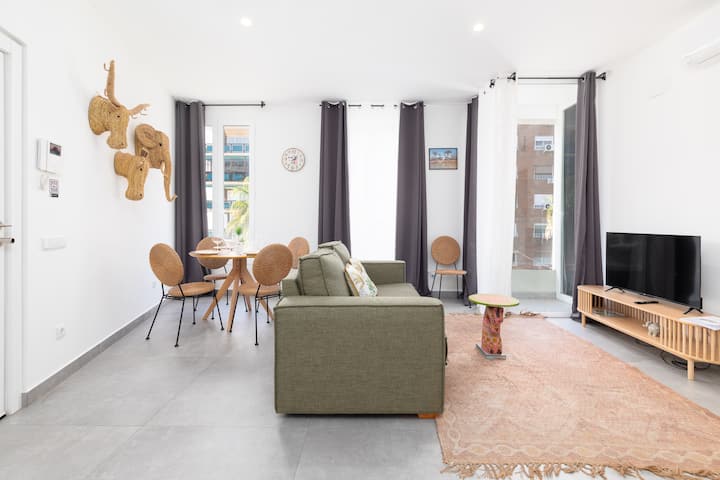 Belmar Apartments 3. Wifi + A/c+5 Pax - Valencia