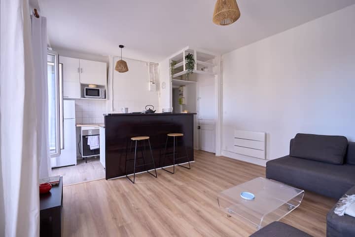 1ch Lumineux Et Cosy Butte-aux-cailles & Chinatown - Villejuif