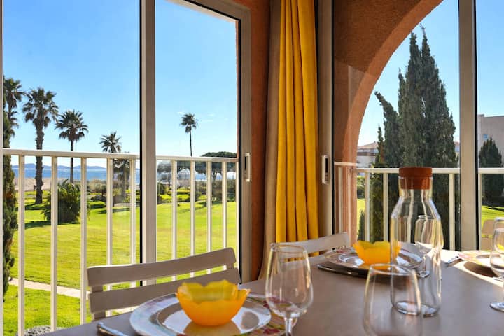 Appartement 5 Pers Vue Mer A Deux Pas De La Plage - Parc national de Port-Cros