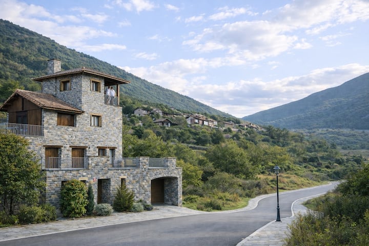 Casa Gavin L Torreon L Terraza L Wifi L Vistas - Biescas
