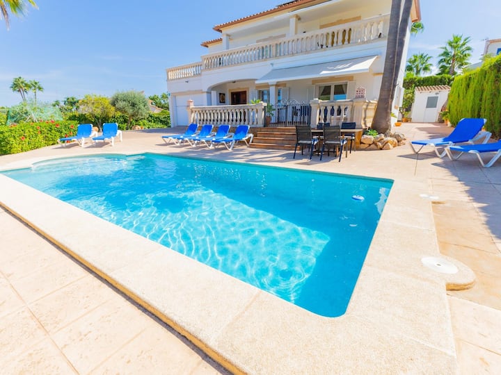 Belle Villa Avec Wifi Et Air Conditionné - S'Arenal