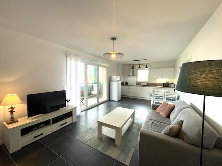 Appartement T2 Pour 4 Personnes - Dans Le Village - Vieux-Boucau-les-Bains
