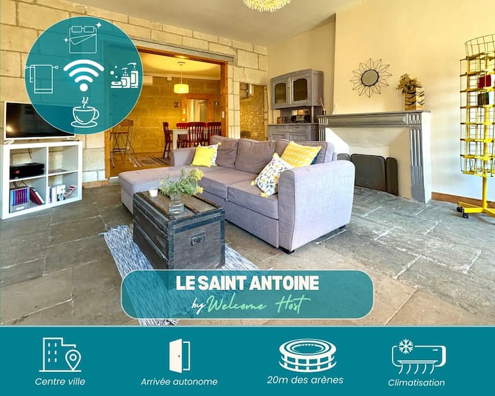 Le Saint Antoine, Centre Ville, 2 Chambres, Clim - Nîmes