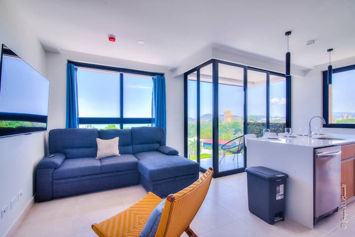 Ocean And Jacó Views With King Beds Apartment - Jaco