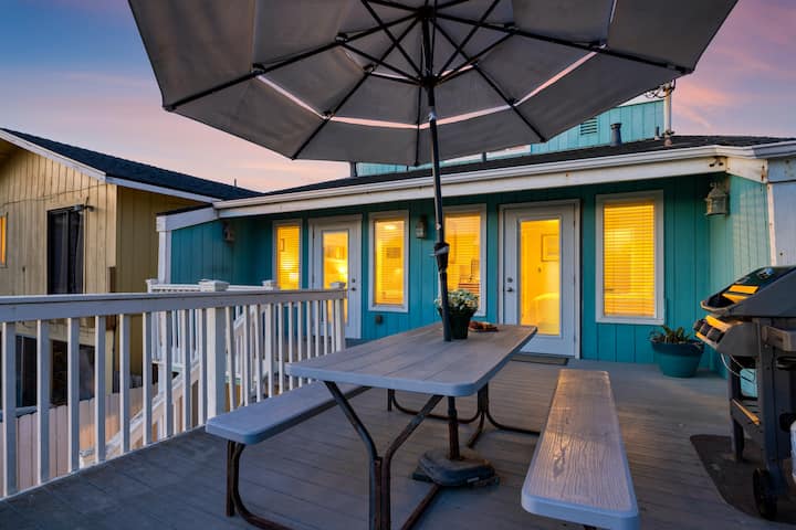 Steps To Beach W/ Deck | Happy Bottom Beach House - Pismo Beach, CA