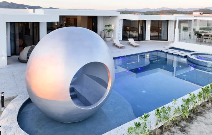 Villa Perla Unique Beachfront All Inclusive 5br - Cabo Pulmo National Park