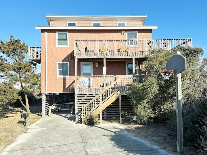 Sn9911- 4 Bdrs And Just 60 Steps To Beach! Bb Goal - Nags Head, NC