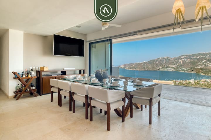 Luxury 4 Br Condo - Amazing Bay View - Pool - Acapulco