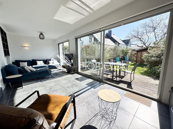 Maison Cosy Rénovée - Jardin - 50m Des Plages - Larmor-Plage