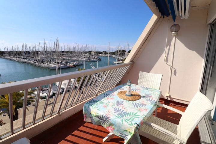 Studio Cabine Vue Imprenable Sur Le Port - Aigues-Mortes