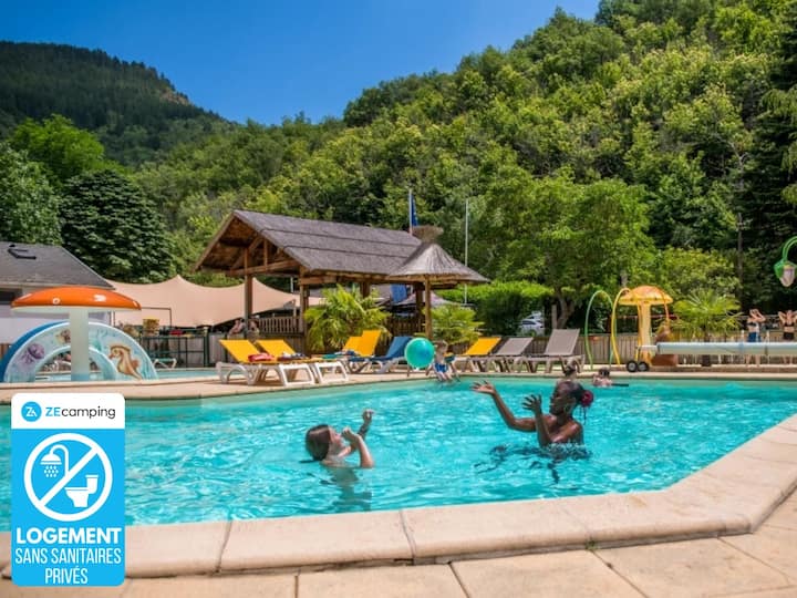 Camping 3 éToiles - Piscine  - Ccbaiab - Florac