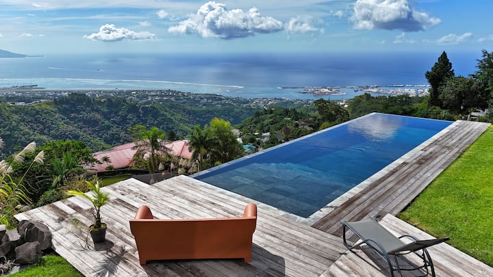 Moorea Horizon - Sublime Vue Panoramique - Piscine - Tahiti