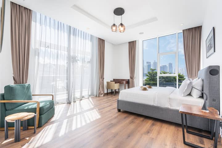 Palm Home Next To Nakheel Mall W/ Private Beach - Dubai