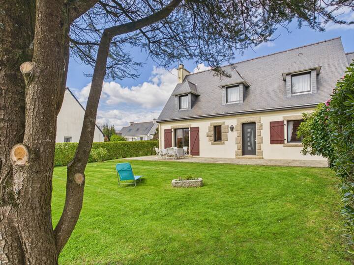 Maison Pour 6 Avec Jardin, Proche Du Centre - Fouesnant