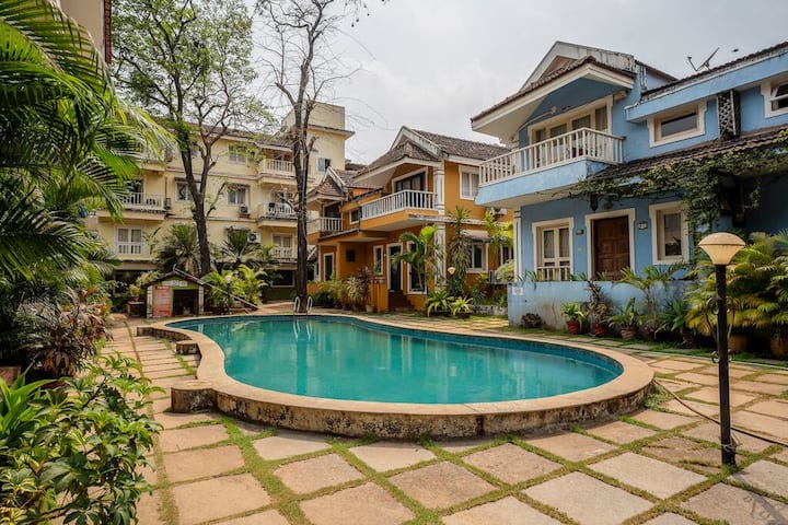 Aqua Crystal | Nr. Beach | 2bhk - Goa