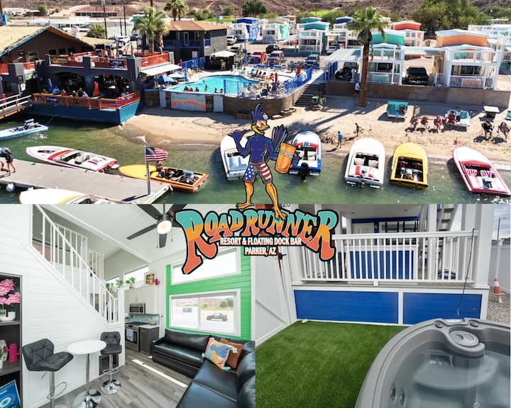 Blue Bliss,  Private Hot Tub & Fenced Yard At Road - Buckskin Mountain State Park, Parker