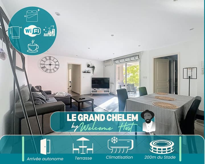 Le Grand Chelem, Bel Appartement Secteur Ovalie - Montpellier