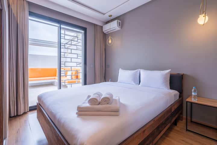 Studio Cosy Avec Piscine Et Terrasse - 카사블랑카