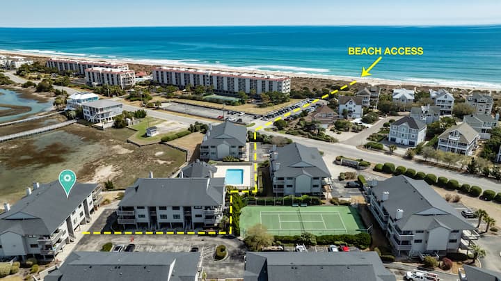 Waterfront Views, Pool, Tennis & Sound Access - Wrightsville Beach, NC